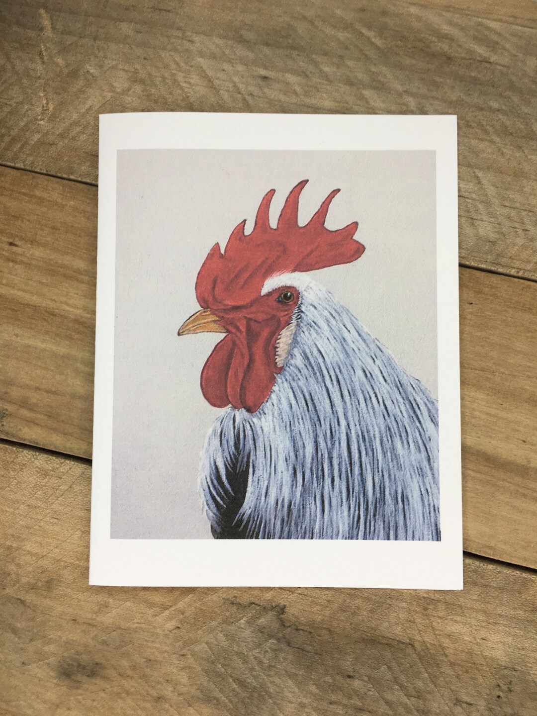 Rooster Note Card Set of 10, Blank Inside, With Envelopes Choose ...