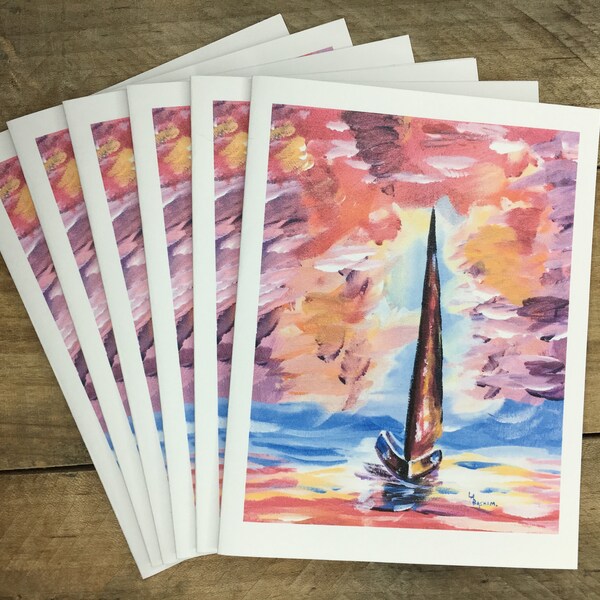 Nautical Note Cards - Etsy