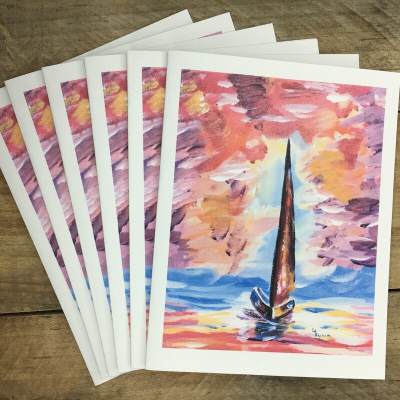 Nautical Note Cards - Etsy