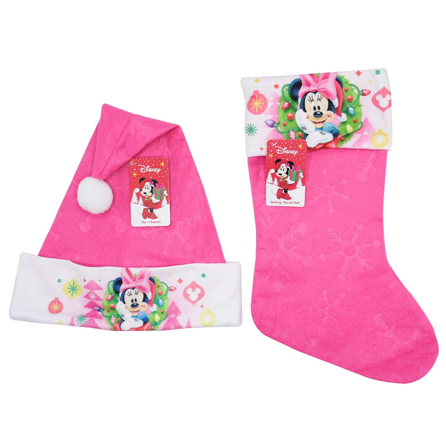 Minnie Mouse From Disney's Mickey Mouse Christmas Holiday Stocking and ...