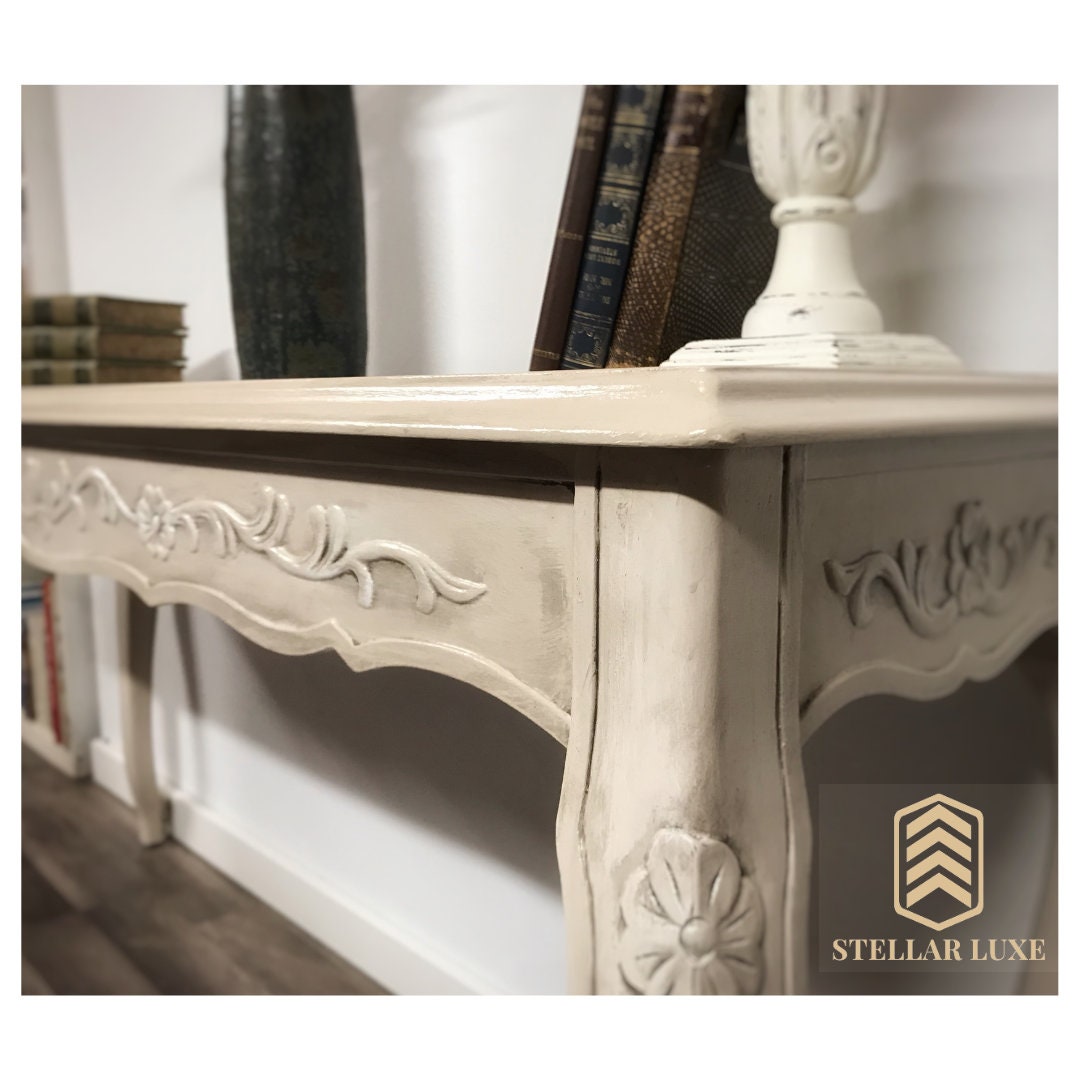 SOLD Shabby Chic Sofa Table or Entry Table - Etsy