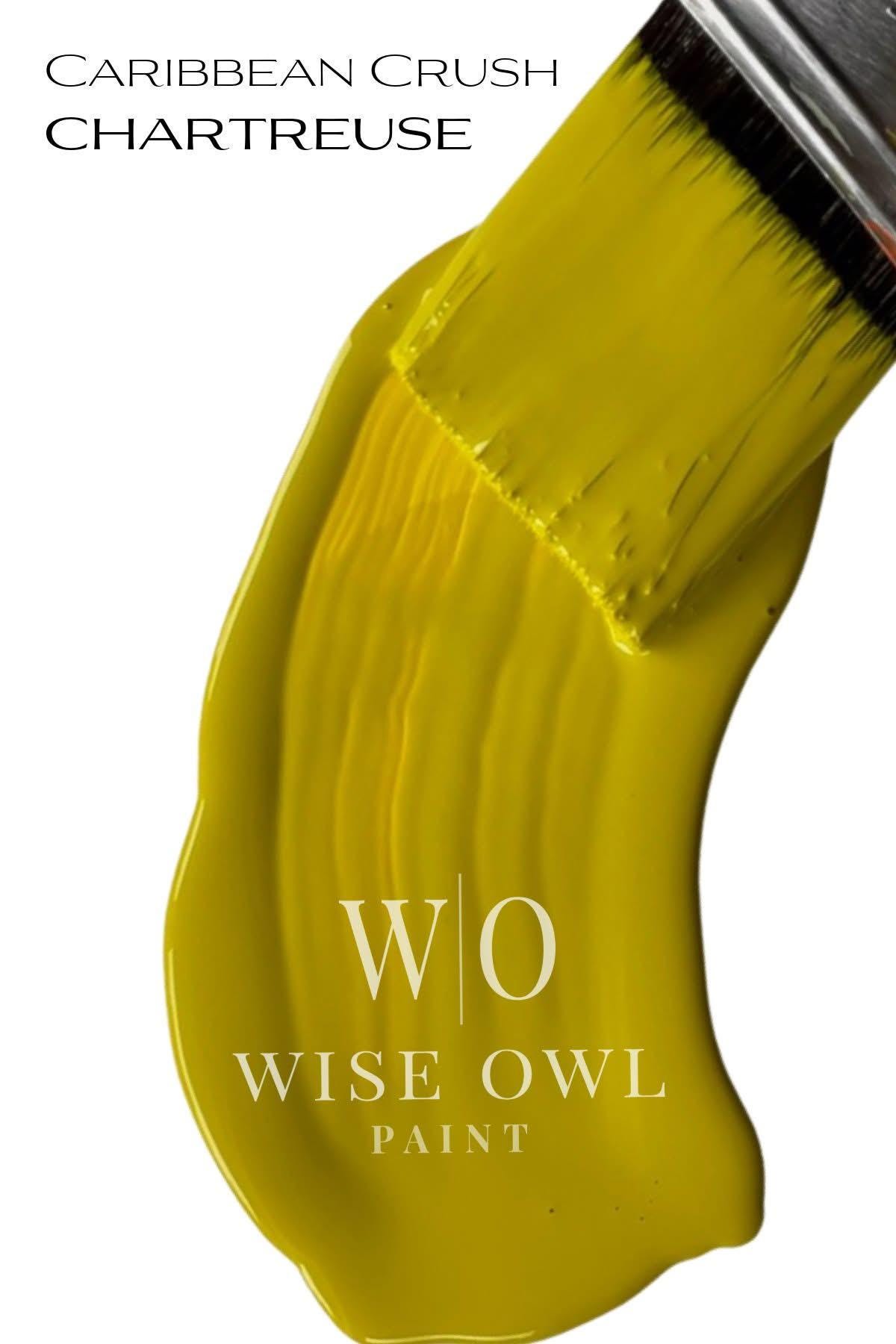 NEW - Chartreuse -one Hour Enamel Wise Owl Paint Perfect for Cabinets ...