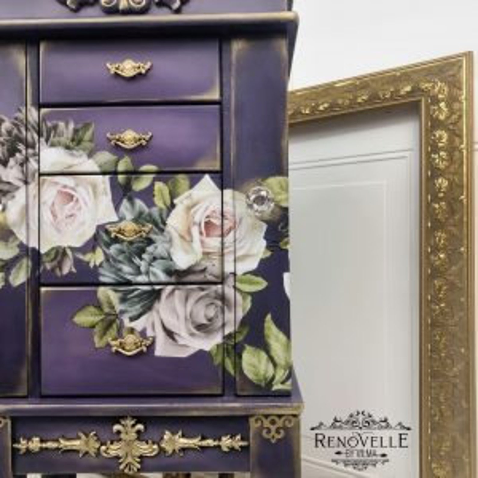 NEW VINTAGE DREAM Rub on Transfers for Furniture Furniture | Etsy