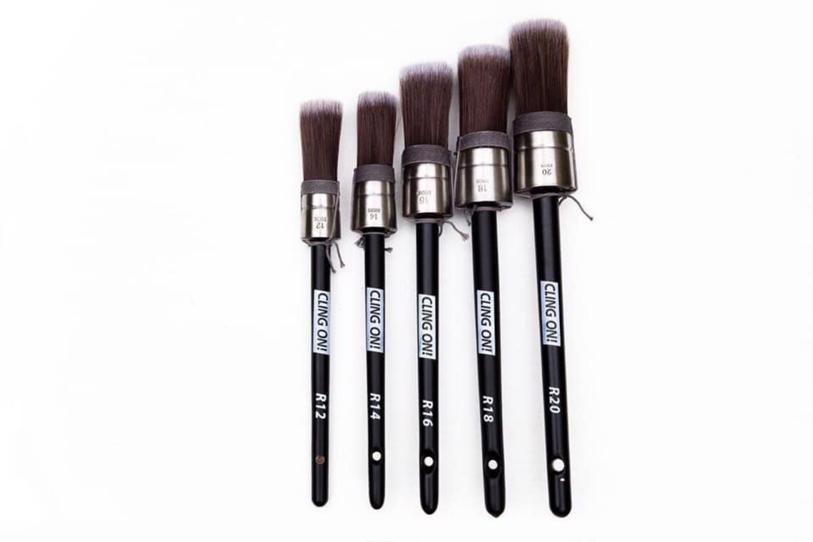 Cling on Round Brush Series!- Round Furniture Brushes Available in a ...