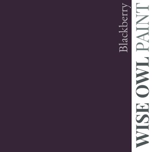 Black Berry Wise Owl Chalk Synthesis Paint - Etsy