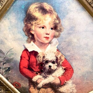 Vintage Tin Wall Hanging Decor Miss Willoughby Master Simpson Girl and ...