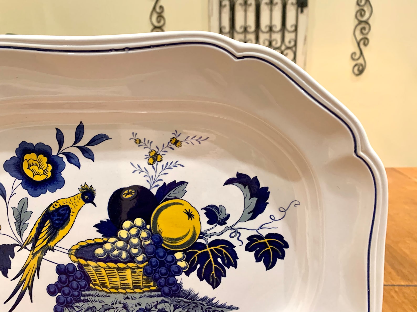 Spode Blue Bird Rectangular Platter 14 3/8 | Etsy