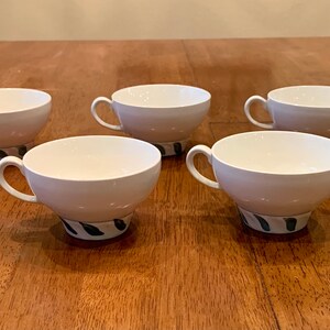 Vintage Blue Ridge Pottery Southern Camellia Cups Set of 9 RARE 1950's ...