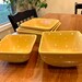 Temptations Ovenware Yellow Polka Dot 5 Piece Bakeware - Etsy