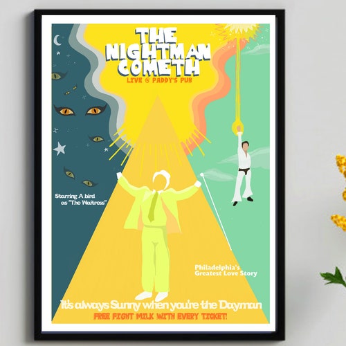 Printable the Nightman Cometh Poster It's Always Sunny in | Etsy