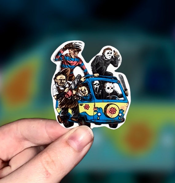 Paper & Party Supplies Stickers, Labels & Tags Gifts for Horror Lover ...