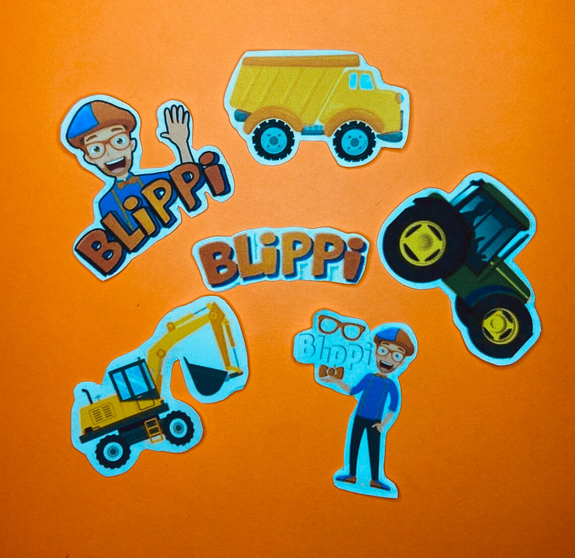 Blippi Stickers for Kids tractor stickers for kids | Etsy