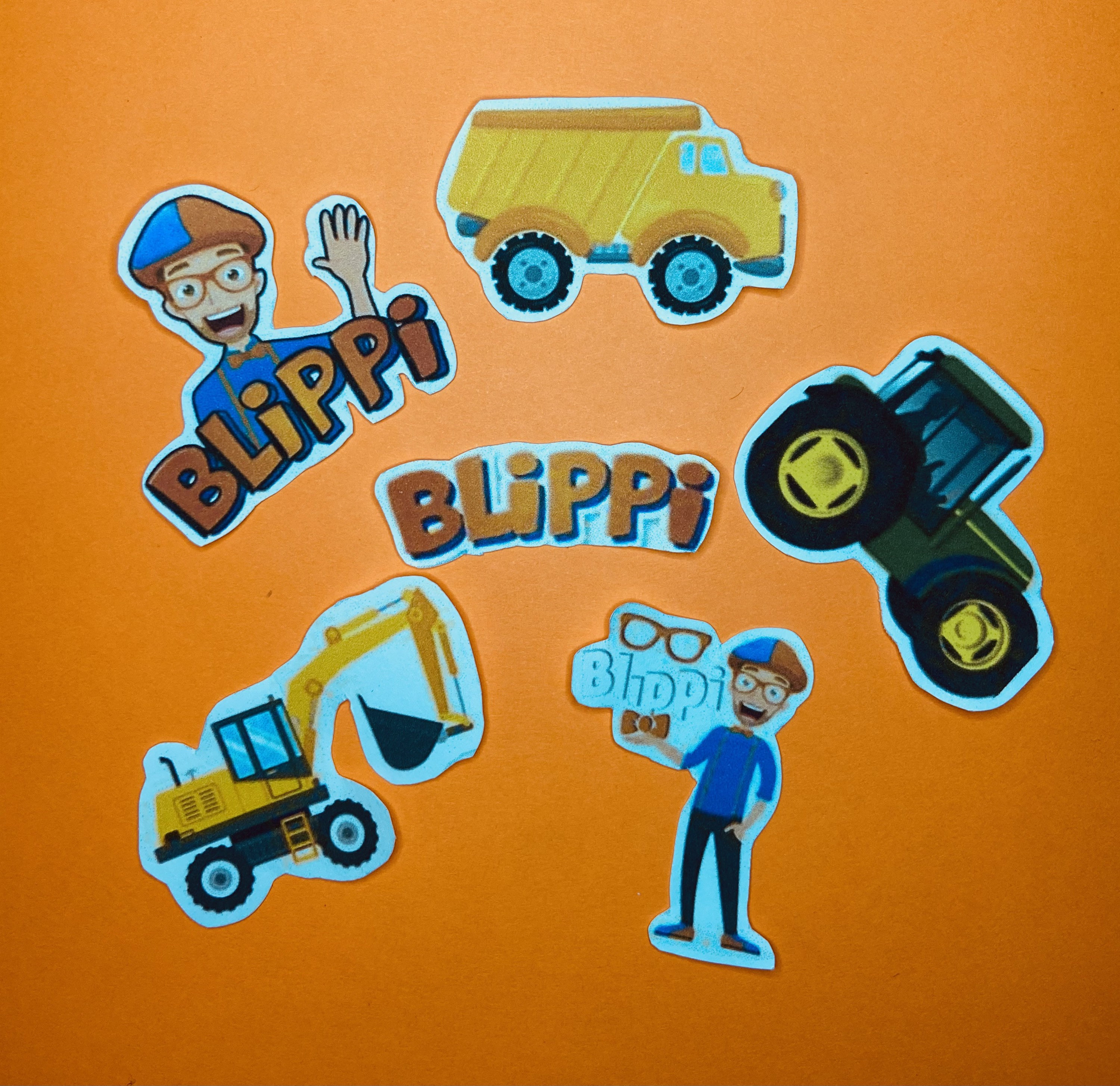 Blippi Stickers for Kids tractor stickers for kids | Etsy