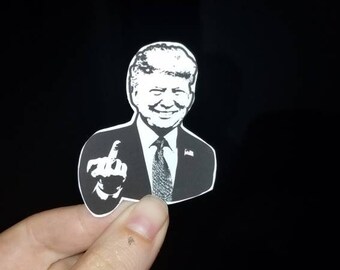 Trump Middle Finger - Etsy