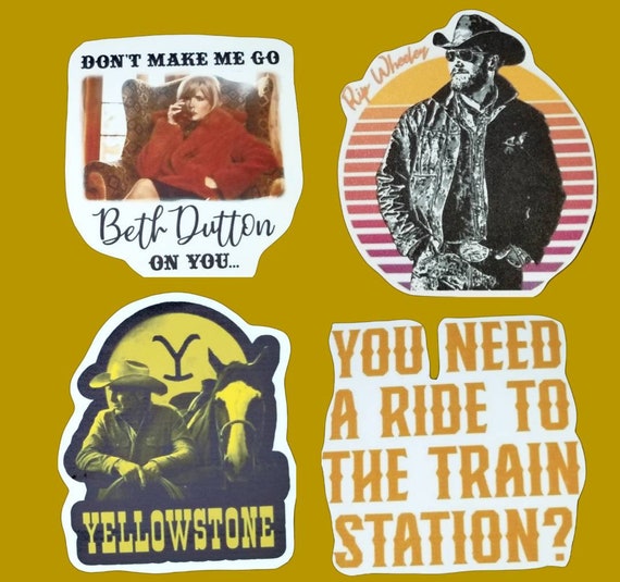 Papercraft Paper, Party & Kids Rip Wheeler Die Cut Sticker,Yellowstone ...