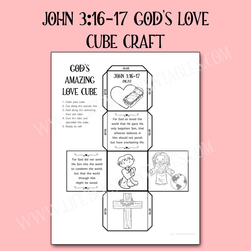 God is Love Craft - Etsy