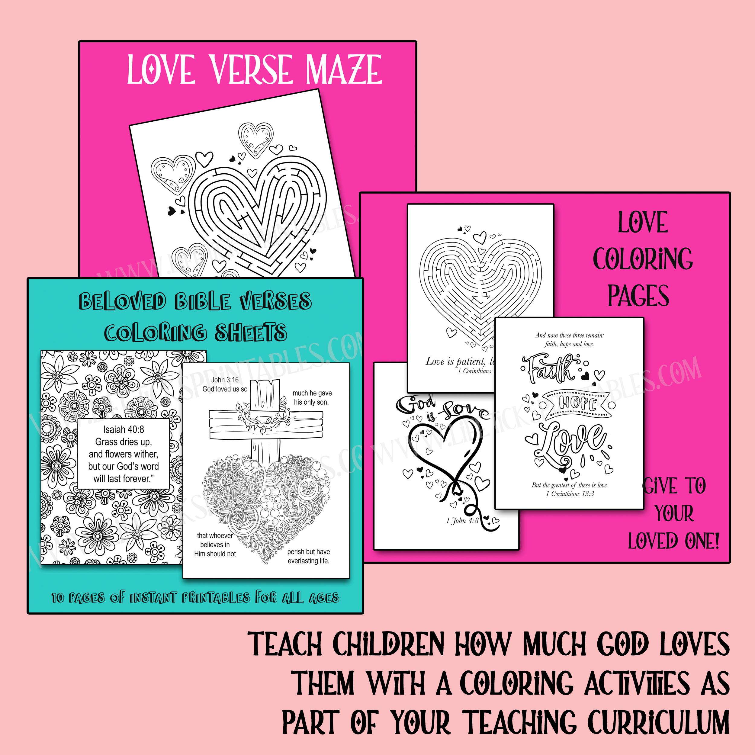 Jeremiah 31:3 Coloring Crown Activity, Bible Memory Verse Craft (PDF ...