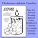 Advent Candles Coloring Pages: Bible Verses, Christmas Activity (PDF ...