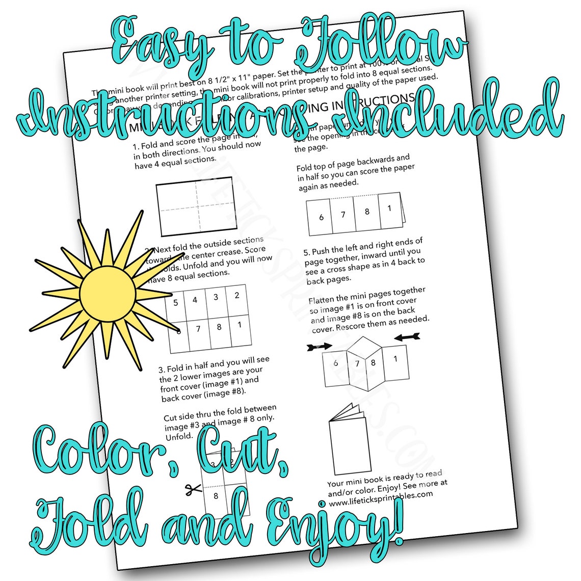 Light of the World Mini Coloring Book: Matthew 5 Bible Verses (digital ...