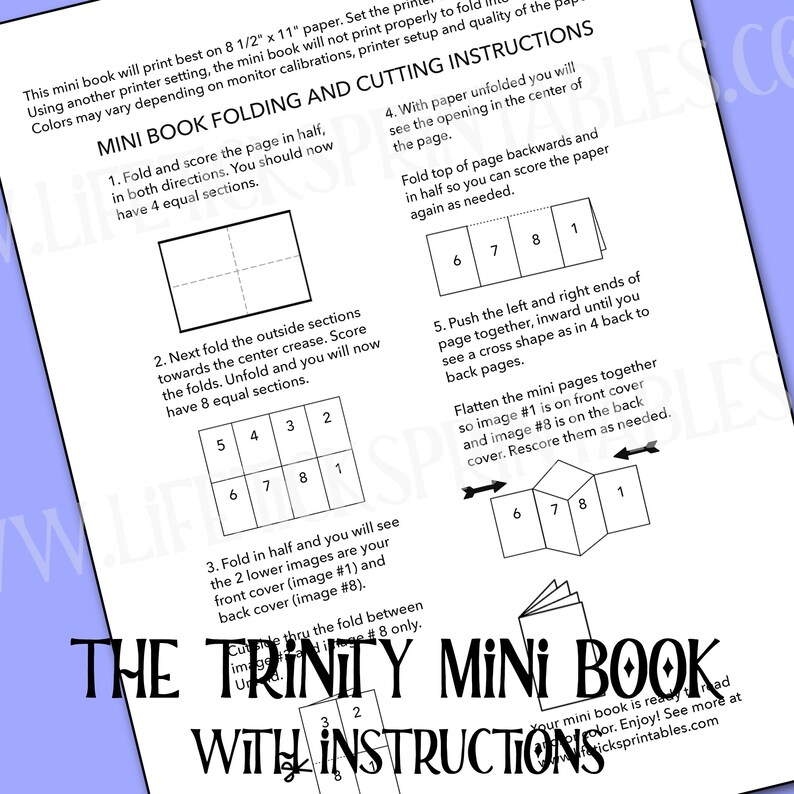 The Trinity Mini Coloring Book: Bible Verse Sunday School Activity (PDF ...