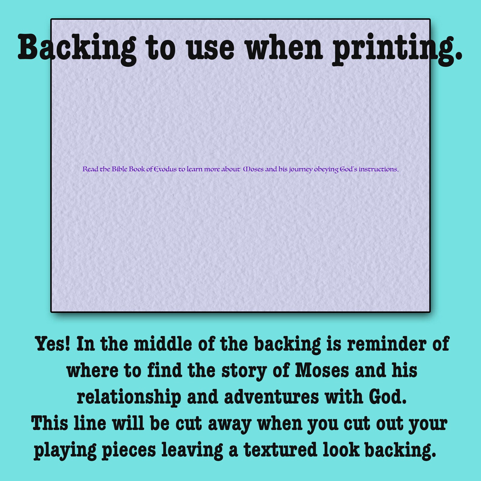 Moses, Exodus and the 10 Commandments Memory Matching Game (PDF ...