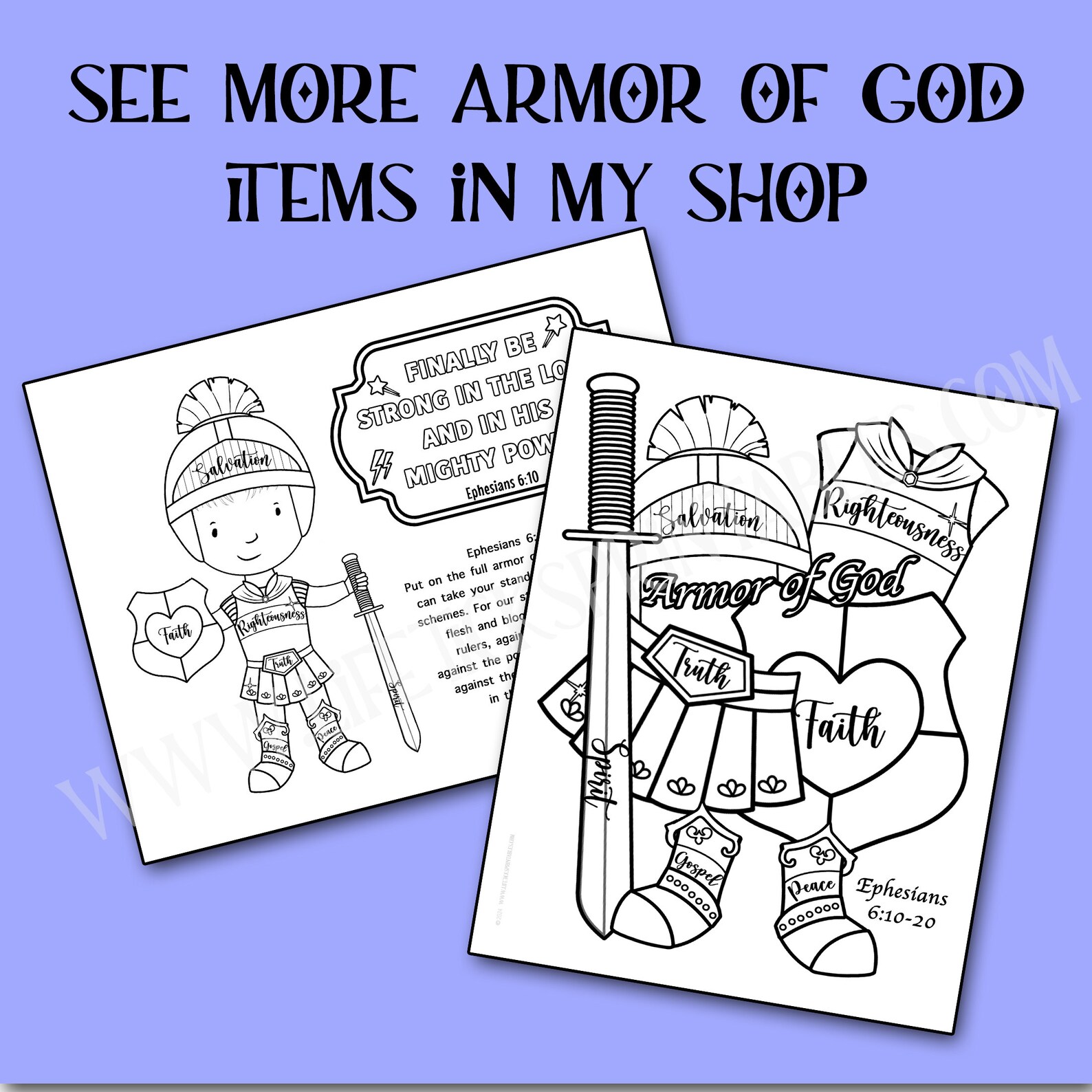 Armor of God Cube | Ephesians 6 Bible Craft | Memory Verse Activity ...