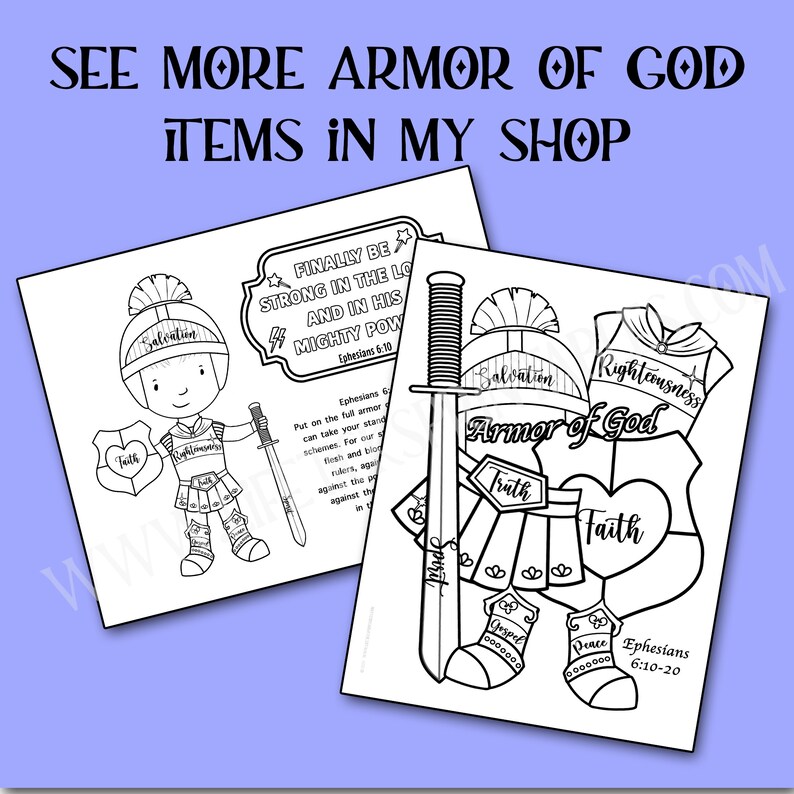 Armor of God Cube | Ephesians 6 Bible Craft | Memory Verse Activity ...