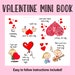 Valentine Mini Zine Mini Book A Colorful, Folding, Cutting Activity A ...