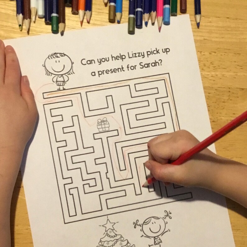 Children's Christmas Activity and Coloring Pages | Learning, Coloring ...