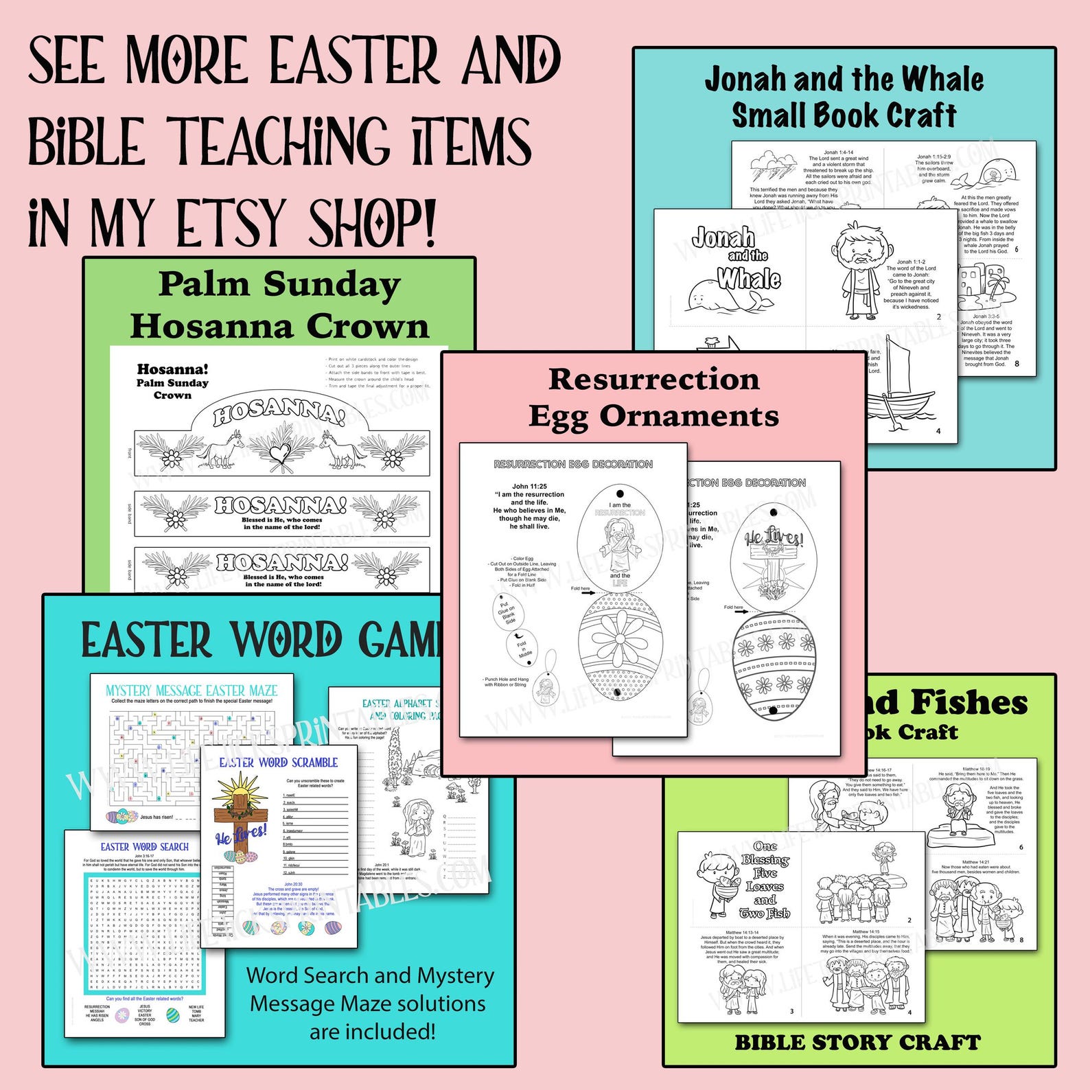 Palm Sunday Hosanna Coloring Crown | Christian Bible Memory Verse ...