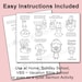 Queen Esther Mini Coloring Book: Bible Craft (PDF Download) - Etsy