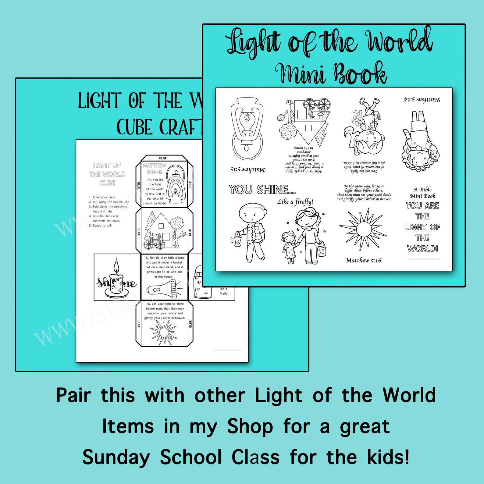 Let Your Light Shine Wearable Crown: Bible Memory Verse Coloring ...