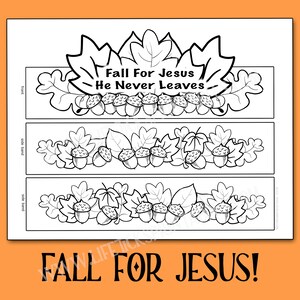 Fall for Jesus Autumn Crown | Color, Cut, Wear Craft | Fall Leaves ...