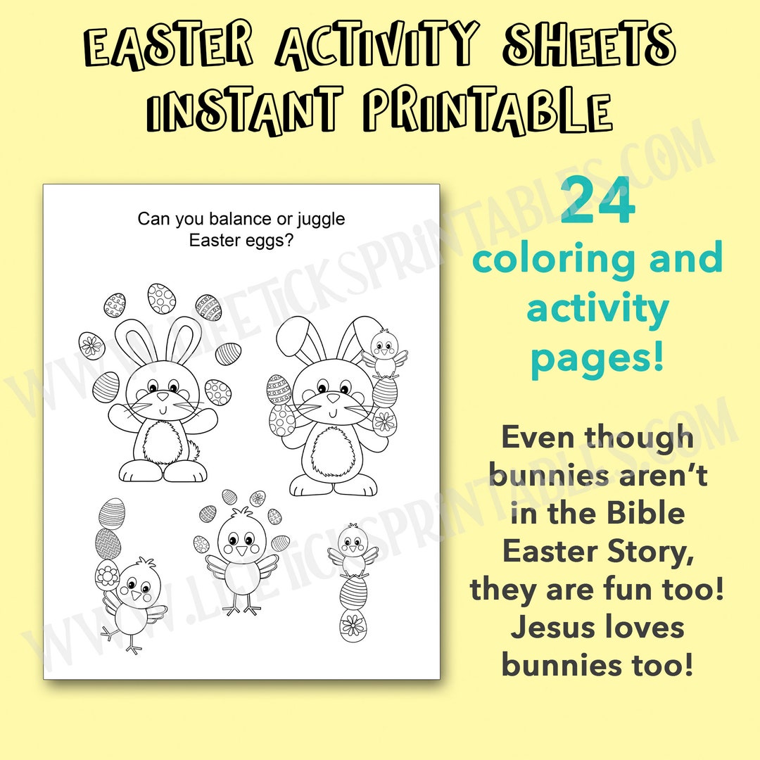 Easter Activity Sheets Instant Printable Easter Coloring Etsy easter-activity-sheets-instant-printable-easter-coloring-etsy