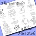 Beatitudes Mini Coloring Book: Bible Verses Zine (PDF Download) - Etsy