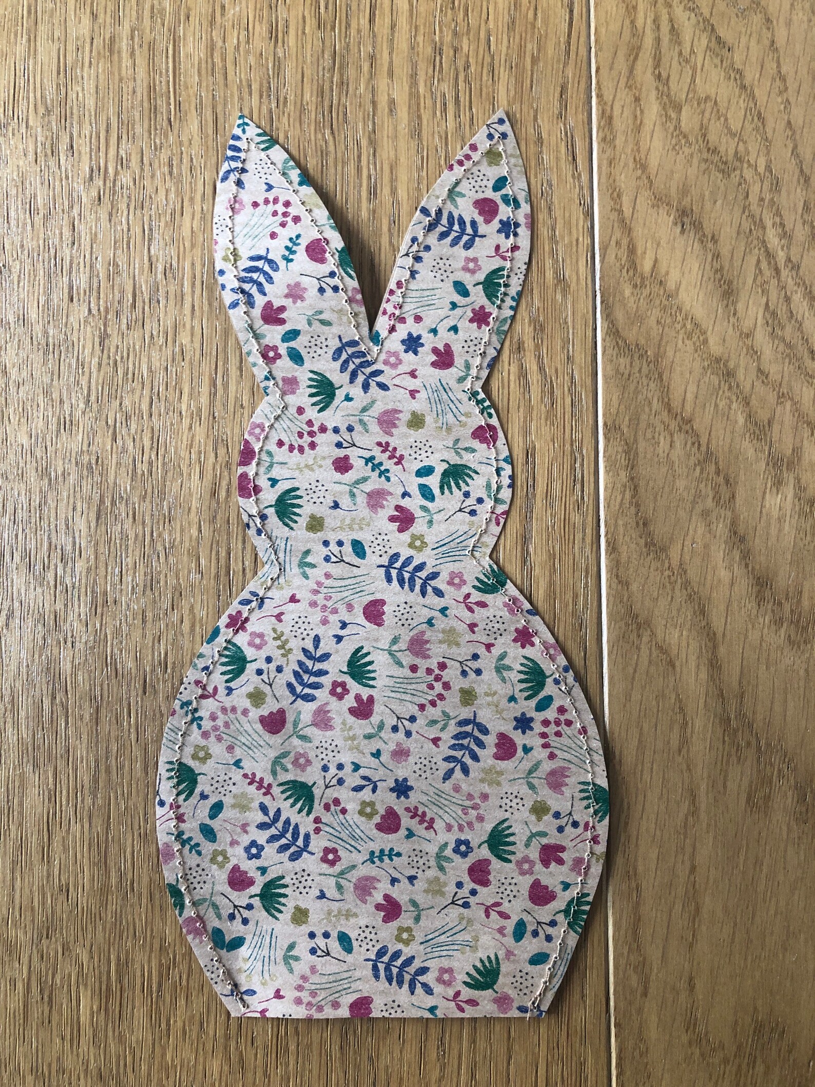 Emballage cadeau cousu Pâques / lapin de Pâques en papier | Etsy