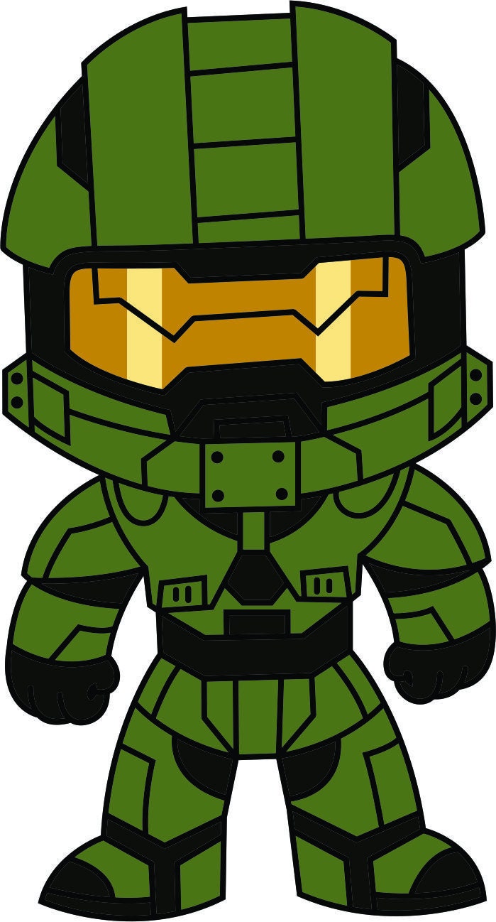 Master Chief SVG JPG and More for Cricut and Silhouette | Etsy