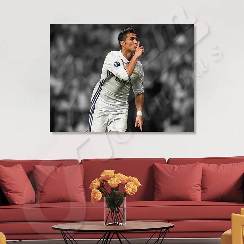 Cristiano Ronaldo Fly Emirates Poster Man Cave Kids Décor - Etsy