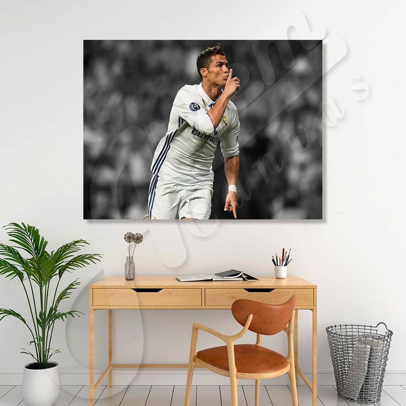 Cristiano Ronaldo Fly Emirates Poster Man Cave Kids Décor - Etsy
