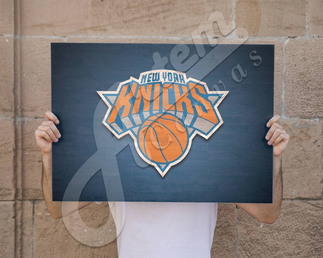 New York Knicks Poster, Man Cave, Kids Decor, Wall Decor, Sports Canvas ...