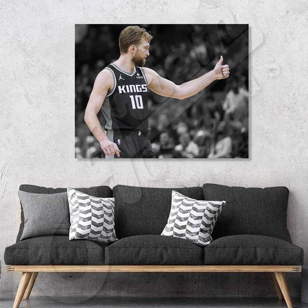 Domantas Sabonis Basketball Poster, Canvas Wall Art, Man Cave, Kids ...
