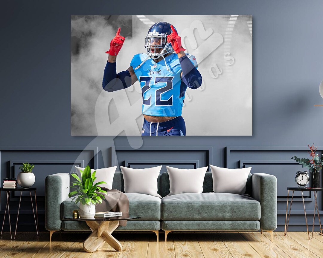 Derrick Henry, Poster, Man Cave, Kids Decor, Wall Decor, Sports Canvas ...