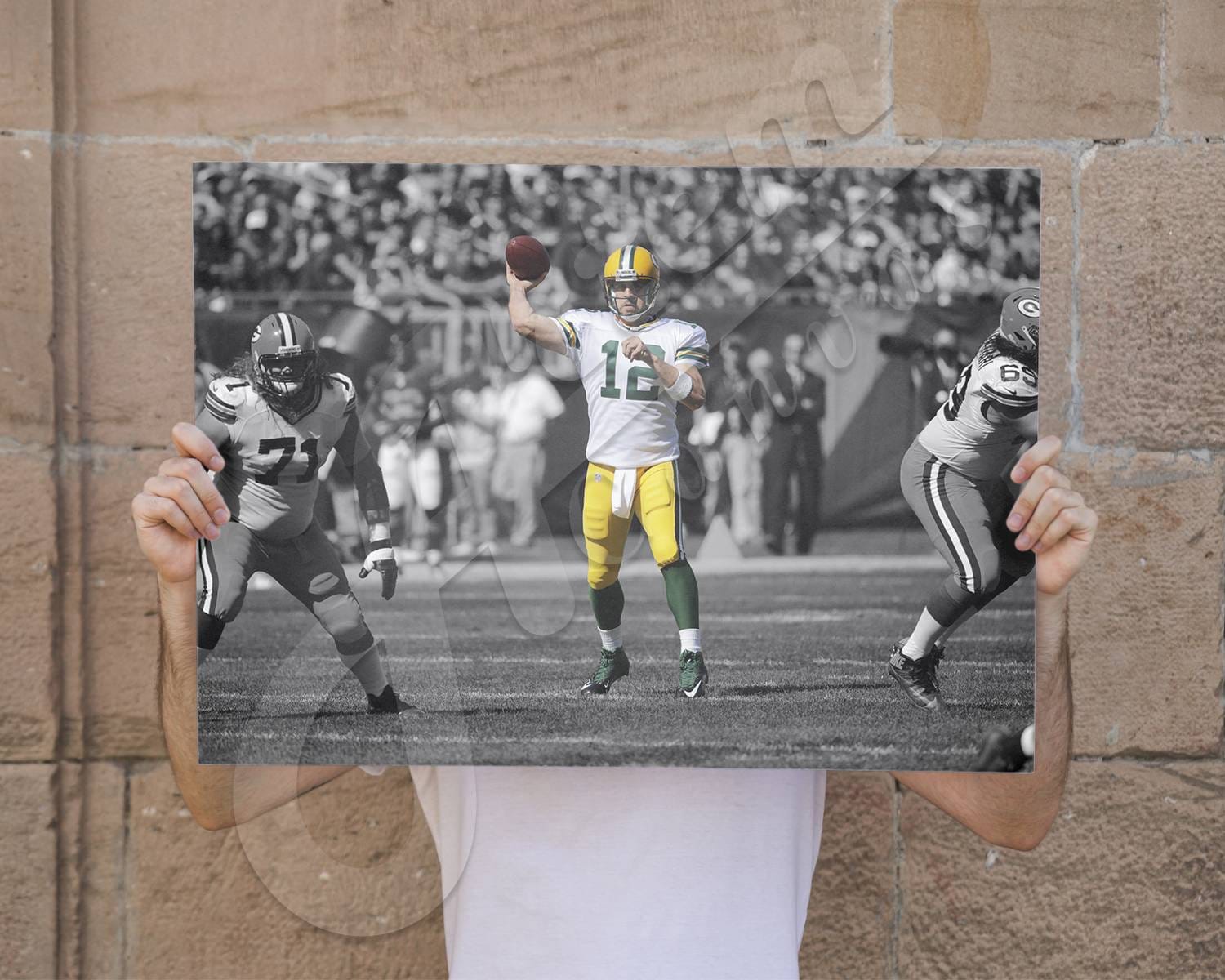 Aaron Rodgers Poster Man Cave Kids Decor Wall Decor Sports - Etsy