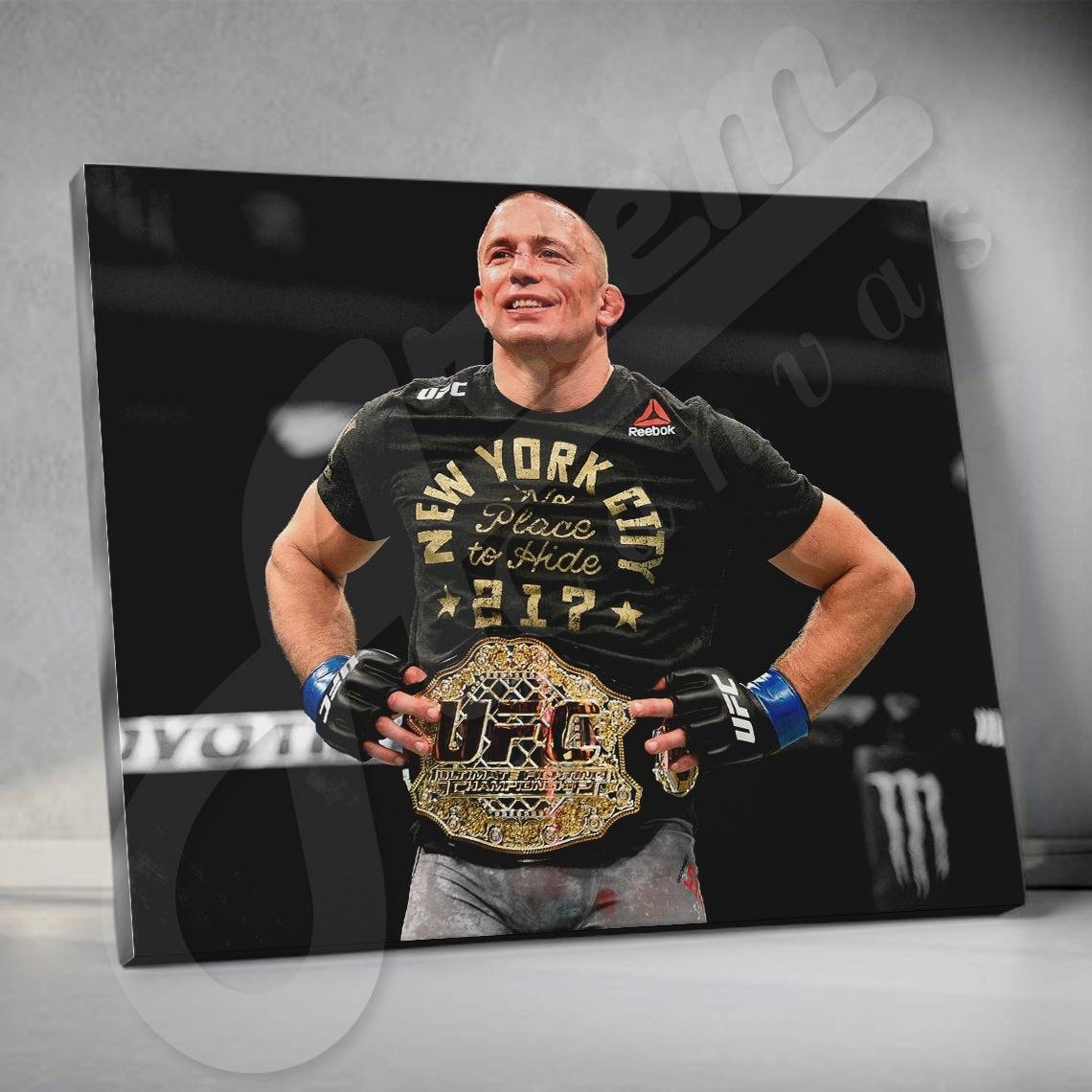 Georges St. Pierre Poster Man Cave Kids Decor MMA & UFC - Etsy