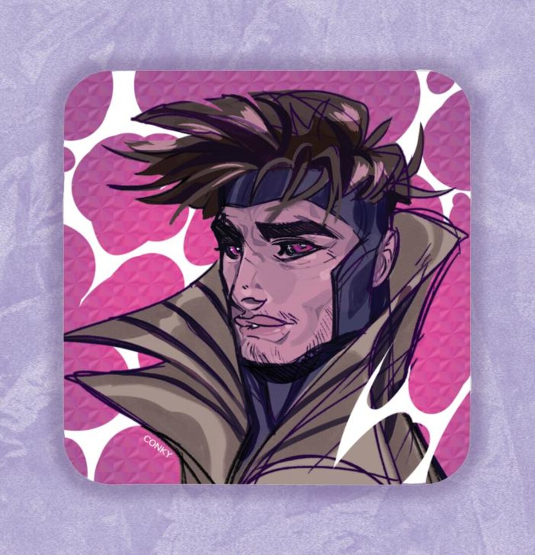 Gambit Holo Sticker - Etsy