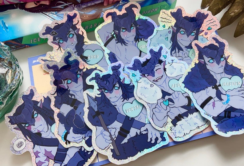 Ice Planet Barbarian Stickers GROUP 1 | Etsy