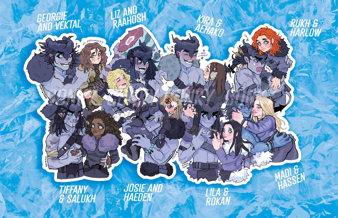 Ice Planet Barbarians / Georgie+vektal Sticker - Etsy