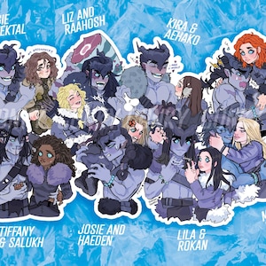 Ice Planet Barbarians / Georgie+vektal Sticker - Etsy