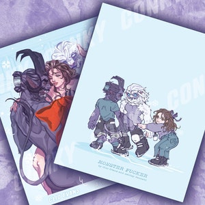 Monster Pucker Print by Clio Evans & Ashley Bennett - Etsy