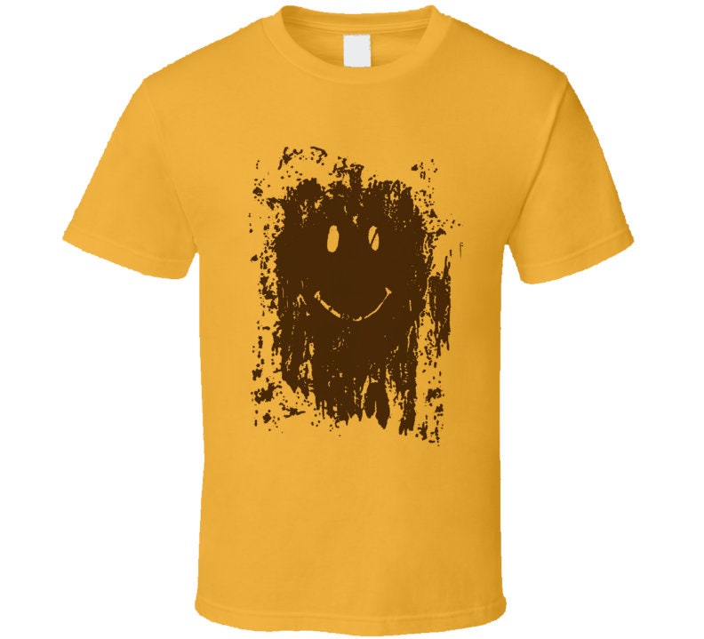 Muddy Smiley Face Forrest Gump Movie Replica T Shirt - Etsy